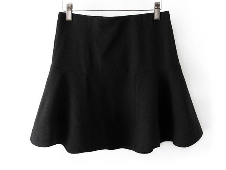 Fashion Women Party Cocktail Mini Skater Skirt Miniskirts Black Or Red ...
